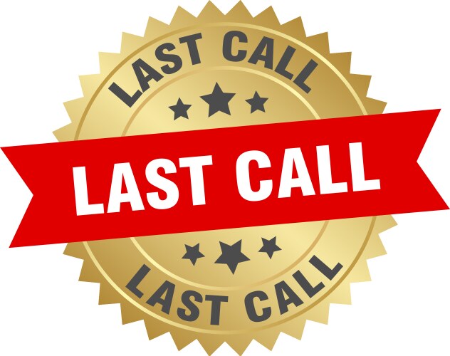 Last Call Vector Images (over 830)