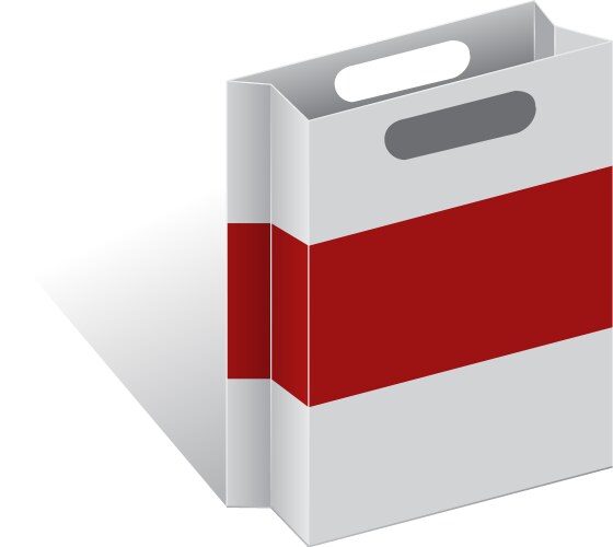 White Carry Paper Bag Vector Images (over 9,200)