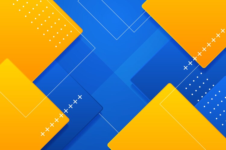 Paper style square shape background Royalty Free Vector