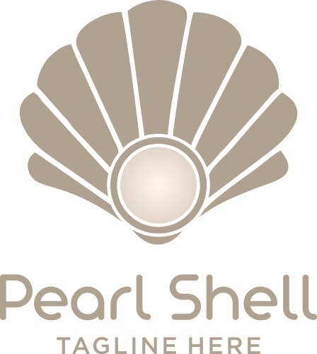 Shell with pearl clam oyster 3d icon Royalty Free Vector
