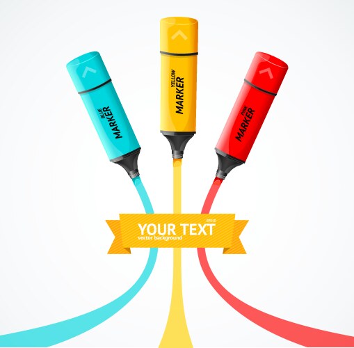 Highlighter Royalty Free Vector Image - VectorStock