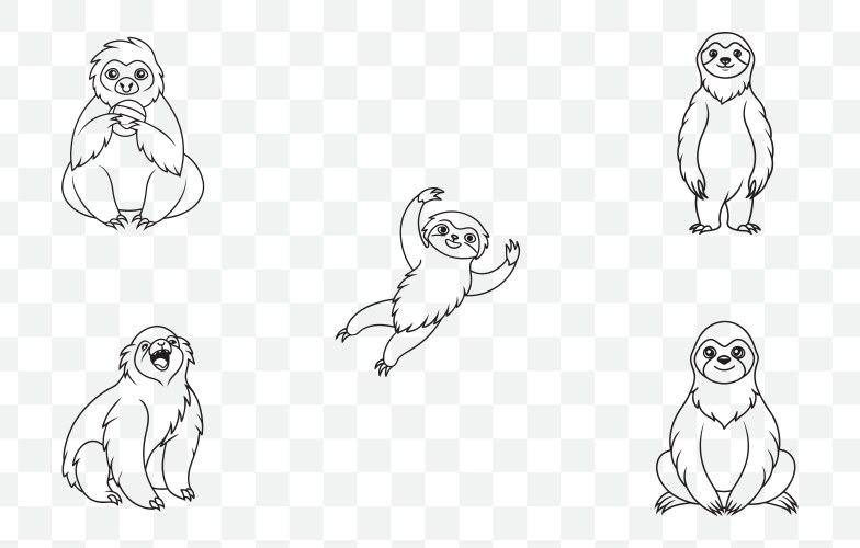 Sloth Vector Images (over 10,000)