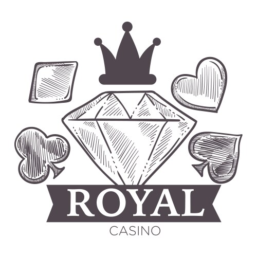 Gambling sketch Royalty Free Vector Image - VectorStock