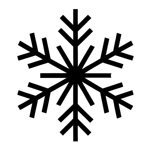 Simple Snowflake Vector Images (over 35,000)