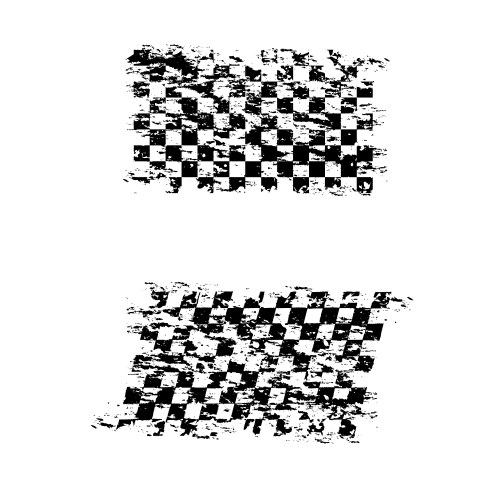 Racing flag car race sport auto rally grunge Vector Image