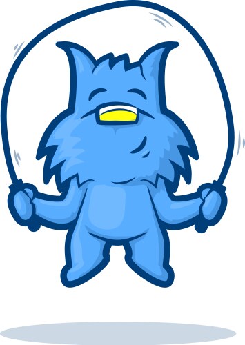 Blue dog Royalty Free Vector Image - VectorStock