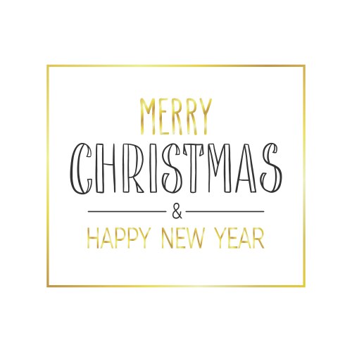 Handwritten christmas greetings modern Royalty Free Vector