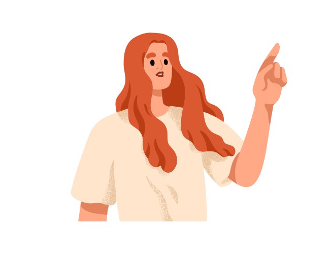 Girl Pointing Vector Images (over 15,000)