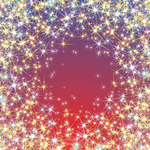 Falling star line abstract red background Vector Image