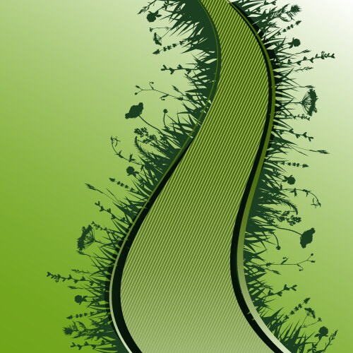 Green planet Royalty Free Vector Image - VectorStock