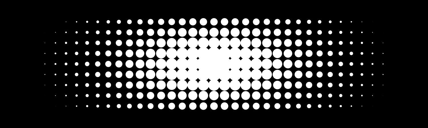 Wavy line halftone pattern on white Royalty Free Vector