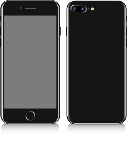 Iphone 12 dummy frame on back side Royalty Free Vector Image
