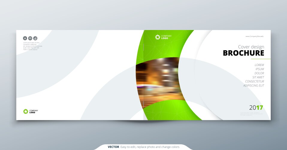 Landscape Brochure Cover Page Vector Images (over 2,600)