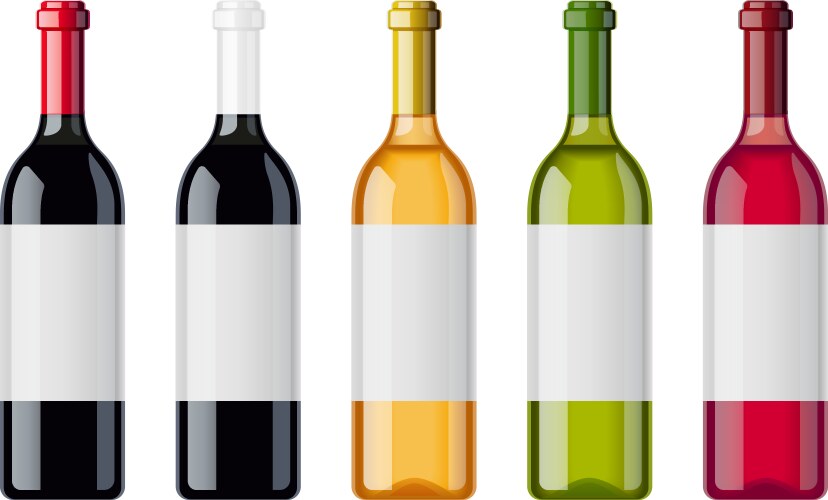 Wine bottle Royalty Free Vector Image - VectorStock