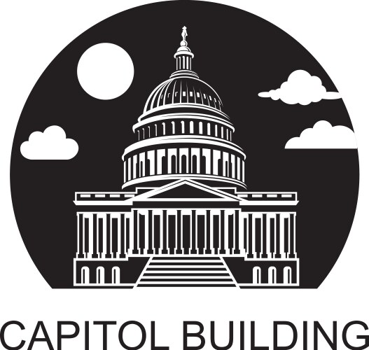 United states of america capitol building Vector Image