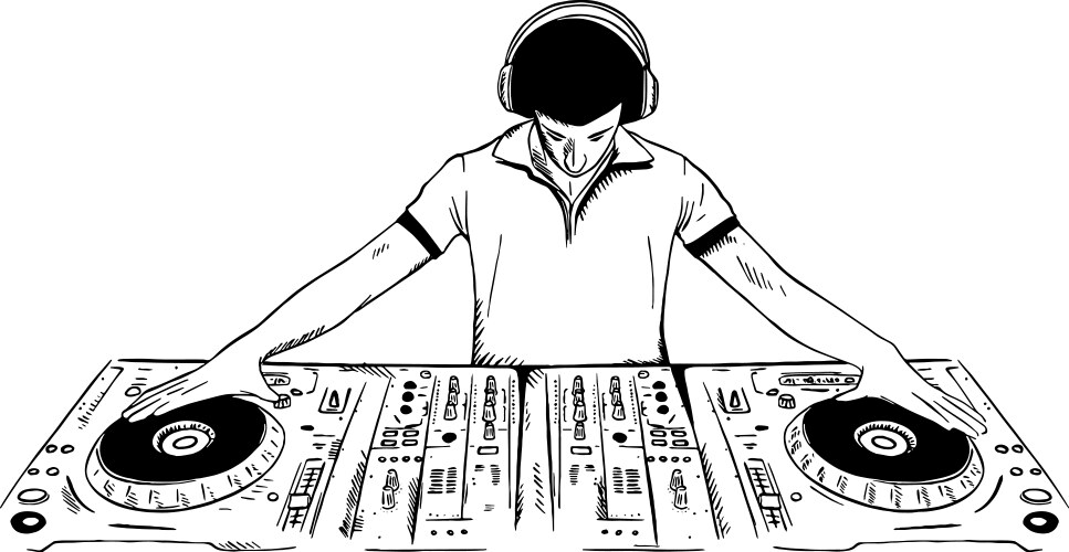 Mixing console Royalty Free Vector Image - VectorStock