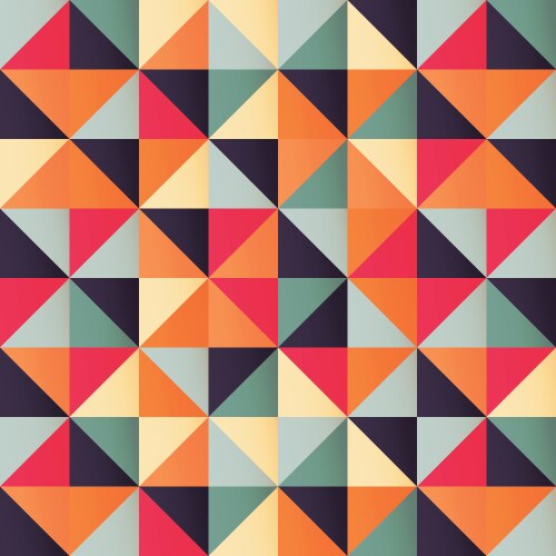 Seamless triangle pattern texture Royalty Free Vector Image