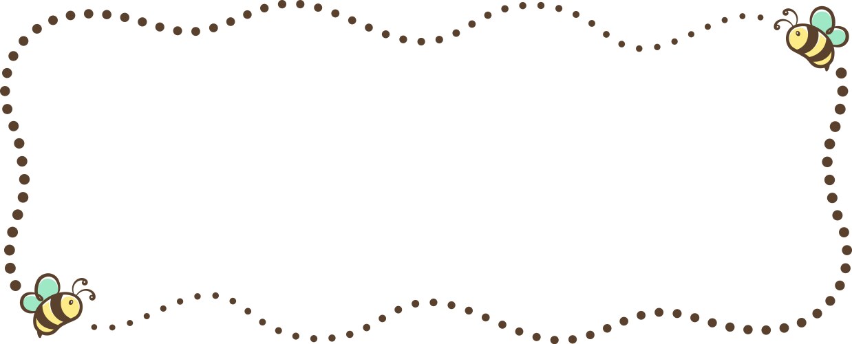 Bee border Vector Images & Graphics for Commercial Use | VectorStock