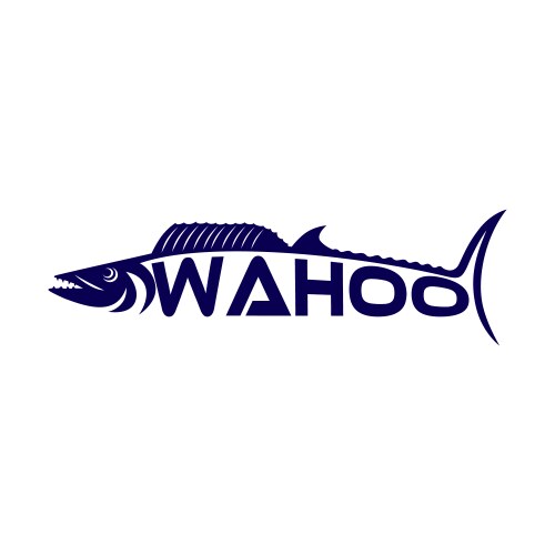 Fish and fishing logo Royalty Free Vector Image