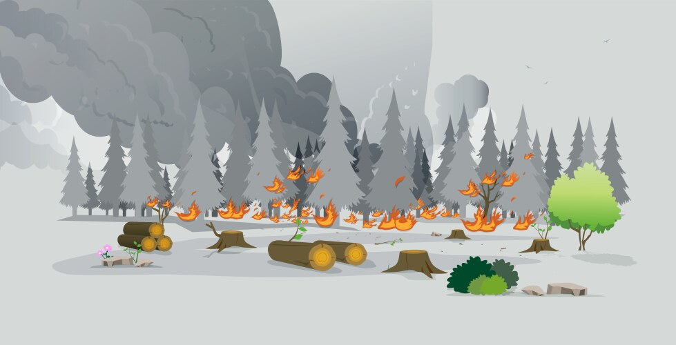Forest Fire Vector Images (over 28,000)