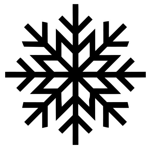 Simple Snowflake Vector Images (over 36,000)