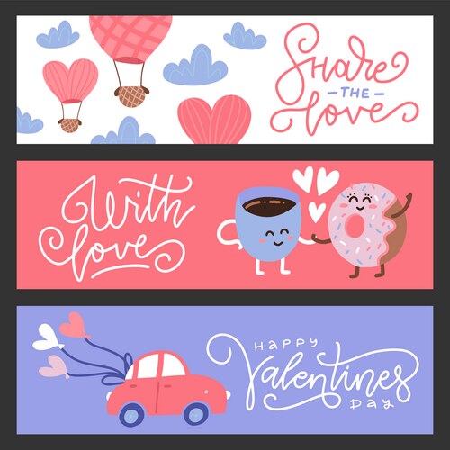 Template valentine greeting card Royalty Free Vector Image