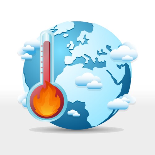 Climate Change Activism Royalty Free Vector Image