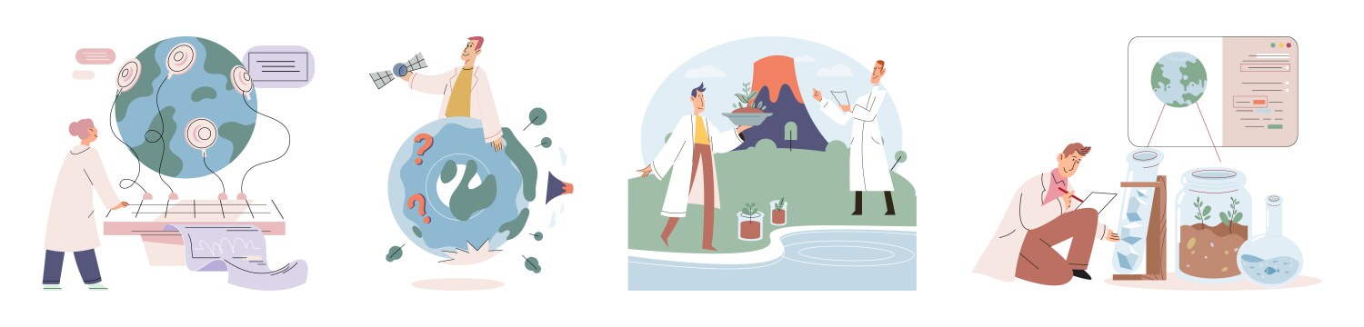 Earth care promotes responsible Royalty Free Vector Image