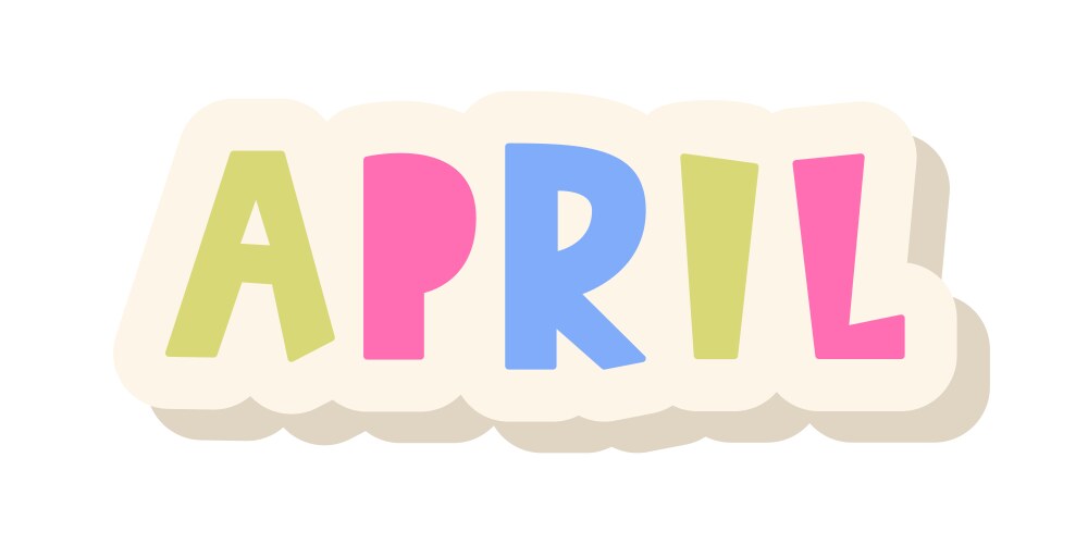 April Lettering Vector Images (over 11,000)