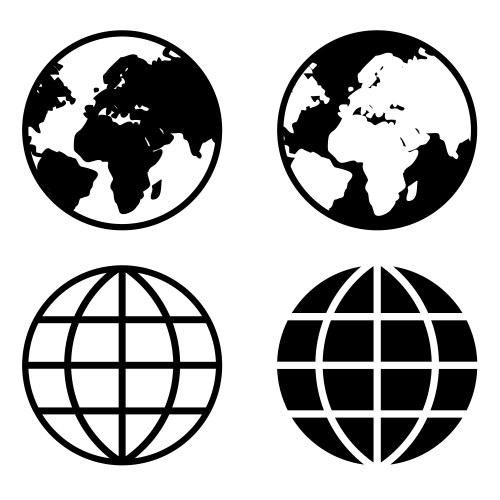 Map Globe Icons Vector Images (over 140,000)