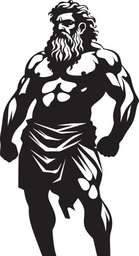 Herculean legacy iconic symbol of strength mighty Vector Image