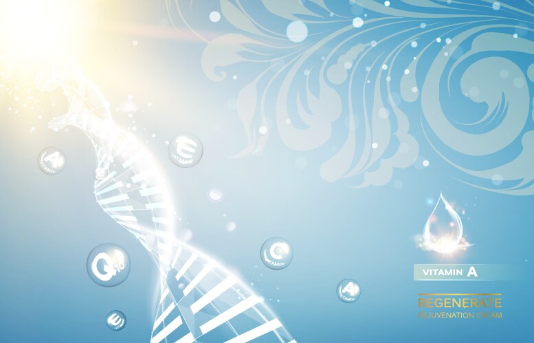 Futuristic life expectancy longevity science Vector Image