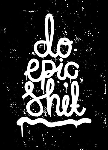 Butcher typography design with grunge effect Vector Image