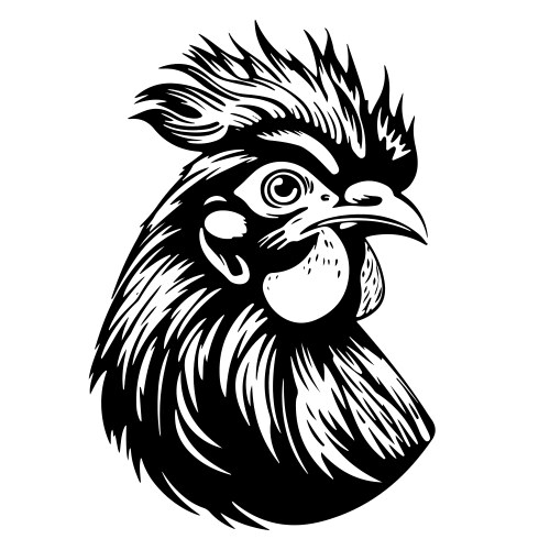 Rooster Head Outline Vector Images (over 440)