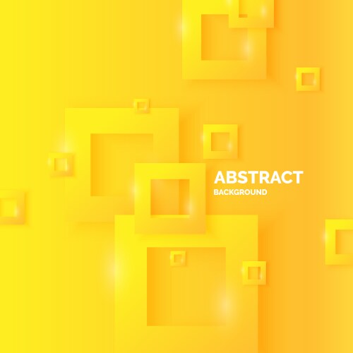 Yellow modern abstract background Royalty Free Vector Image