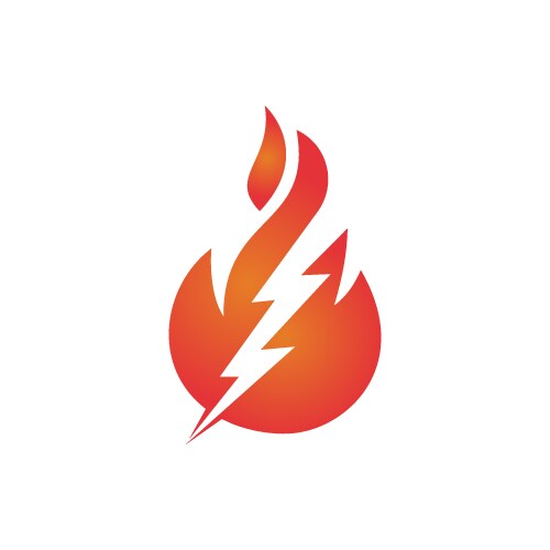 Fire spirit logo Royalty Free Vector Image - VectorStock