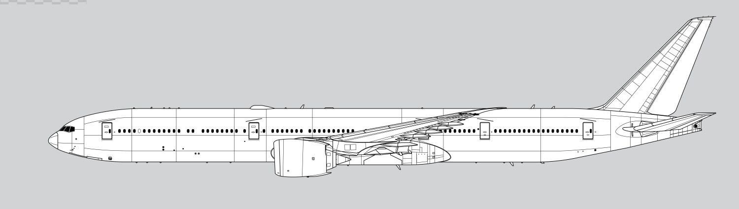 Boeing 777 Vector Images (14)
