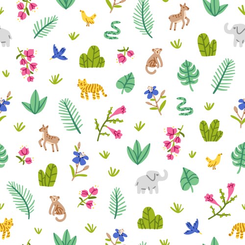 Jungle Leaves Cartoon Background Vector Images (over 6,500)