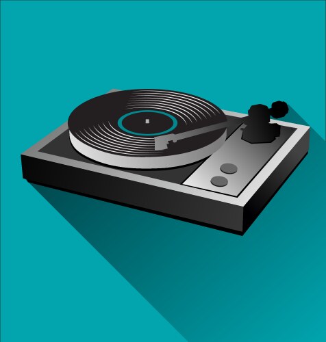 Turntable Royalty Free Vector Image - VectorStock