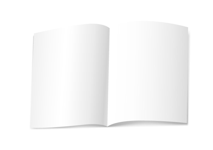 Blank cracked book pages Royalty Free Vector Image