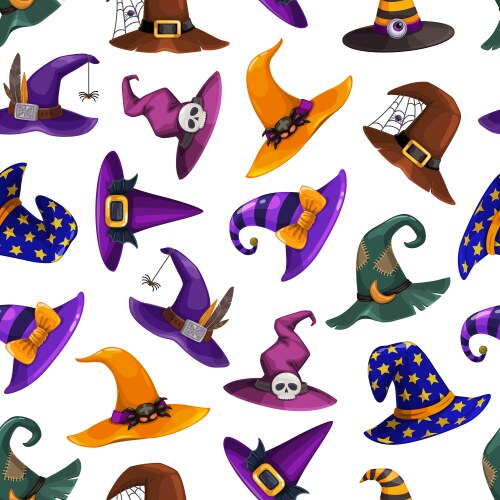Sweet halloween treats seamless pattern Royalty Free Vector
