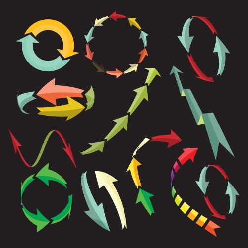 Graphic arrow Royalty Free Vector Image - VectorStock