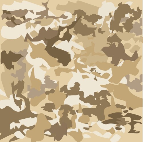 3 color desert camouflage Royalty Free Vector Image