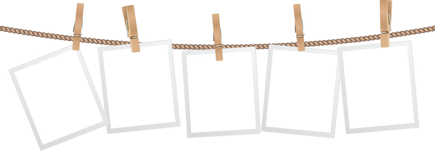 Hanging Polaroid Frame Png