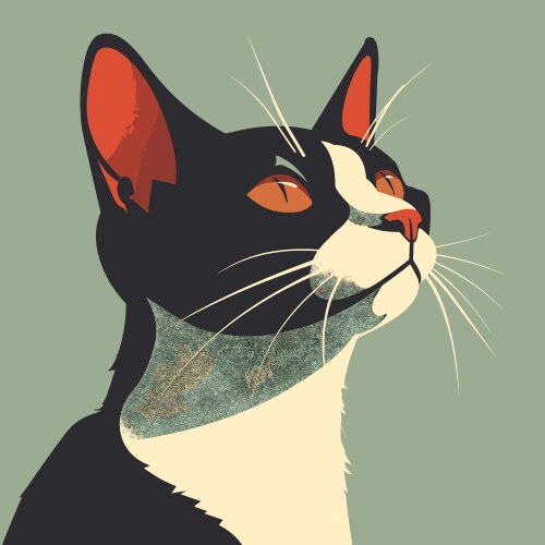 Cat Head Side View Vector Images (over 250)