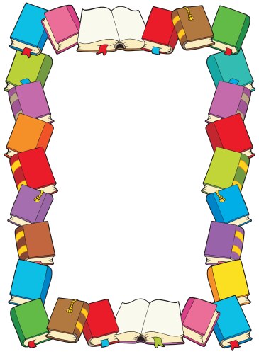 Open Book Page Border A Big Book Open On A Table Detail Read Border,