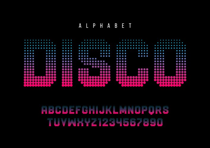Disco Font Vector Images (over 6,100)