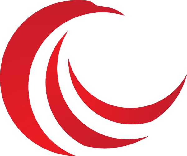 Round phoenix bird logo Royalty Free Vector Image