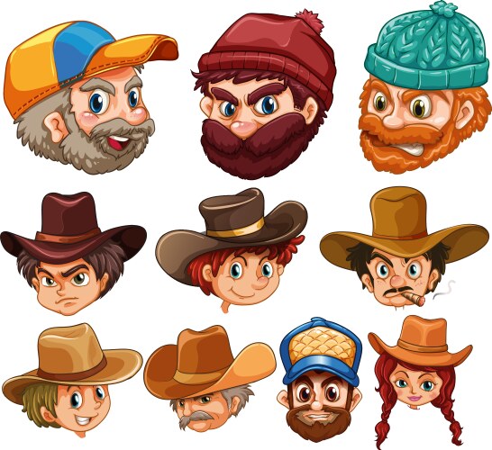 Human Head Cartoon Vector Images (over 100,000)