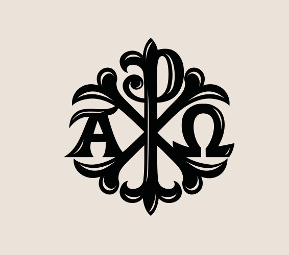 Alpha Omega Symbol Vector Images (over 420)